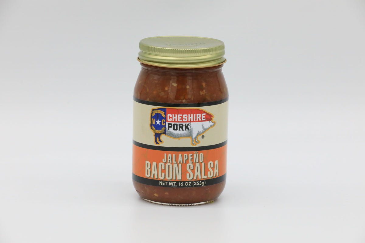 Sauces Salsas and Dressings - Cheshire Pork - 16oz Jalapeno Bacon Sals ...
